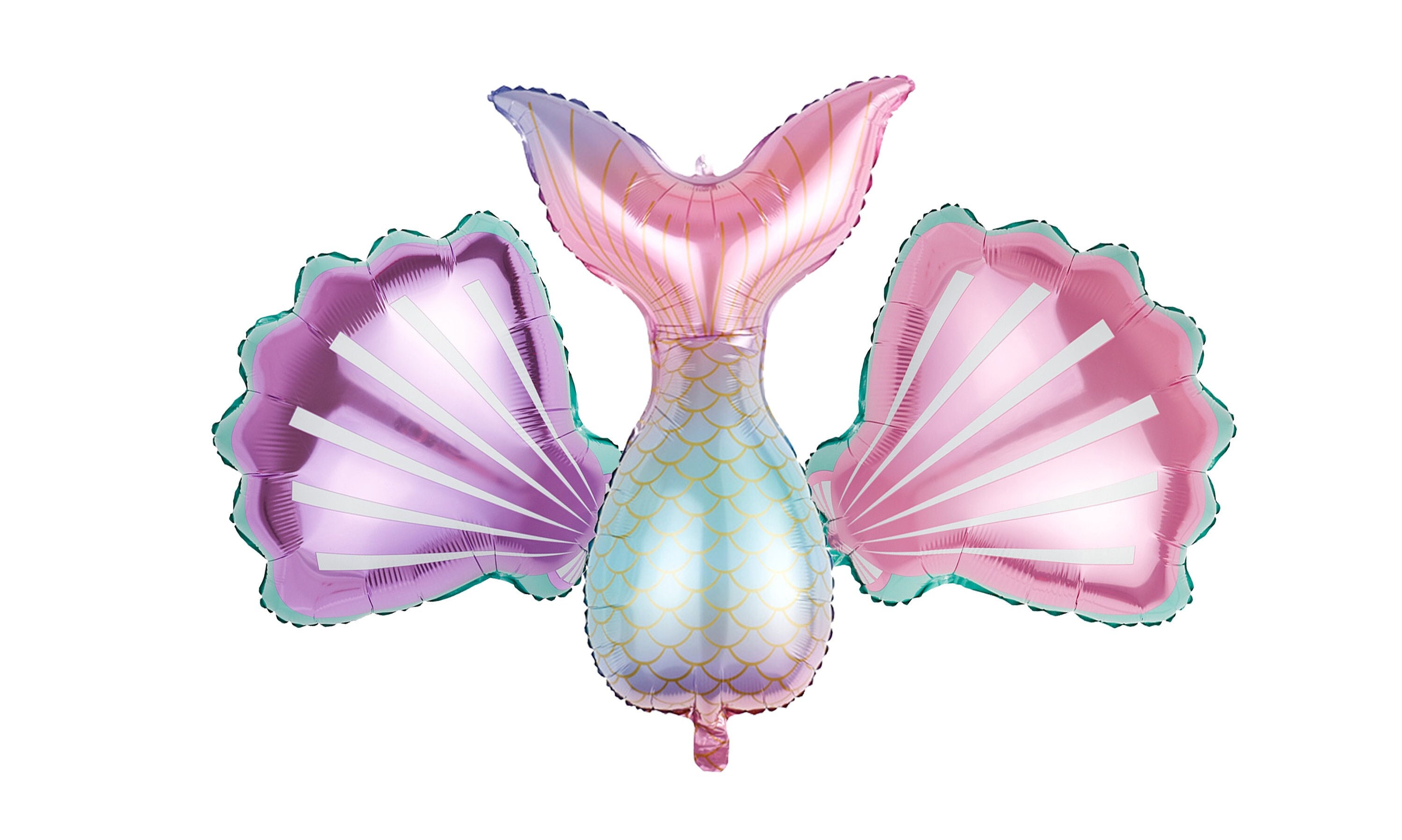 Mermaid Foil Balloon, Seashell Balloons, Under the Sea Party - Etsy