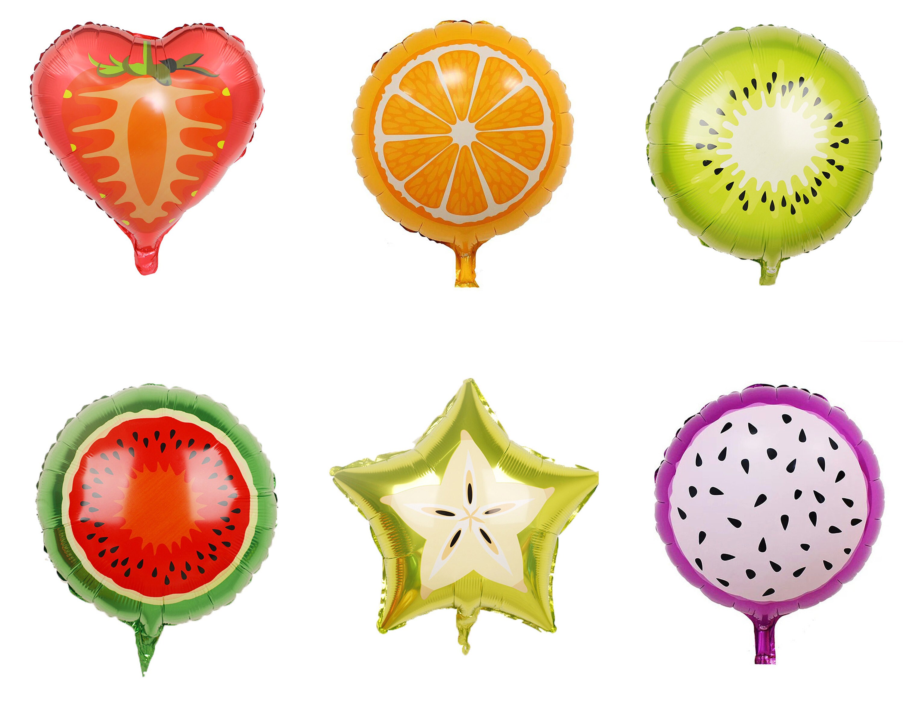 Summer Fruit Balloons, Tropical Fruit Balloons, Summer Party Decor ...