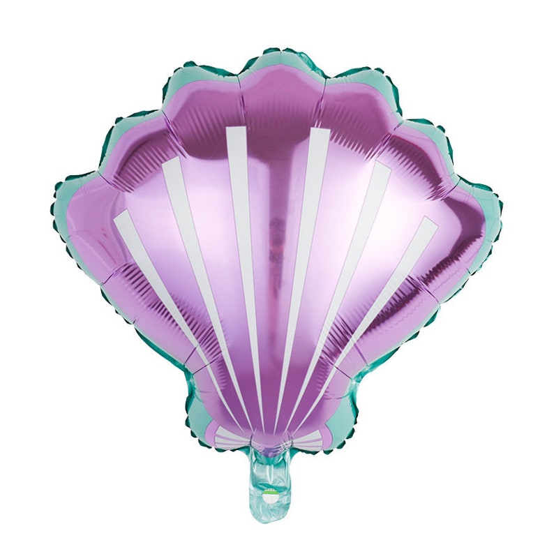 Mermaid Foil Balloon, Seashell Balloons, Under the Sea Party - Etsy