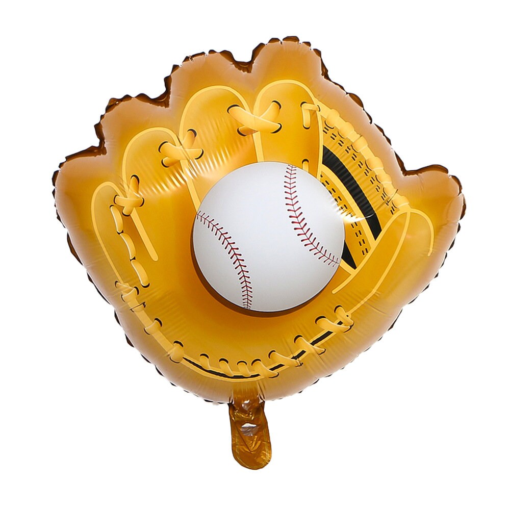 Baseball Foil Balloon Bouquet, Glove Balloon, Baseball Balloon ...