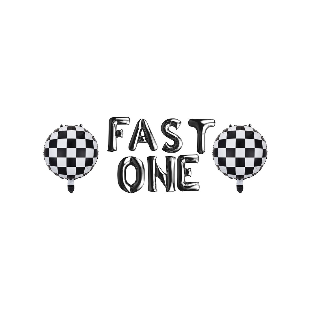 Fast One Balloons, Racing Birthday Party, Racer Party, Racing Party ...