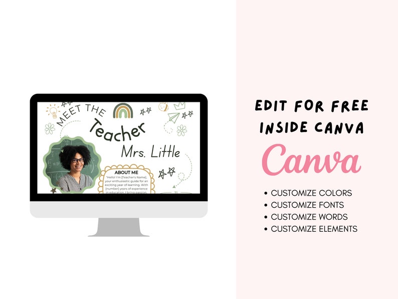 Conozca al maestro, plantilla del maestro, folleto de regreso a clases ...