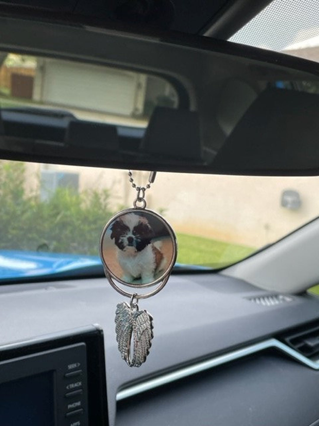 Custom Guardian Angel Rear View Mirror Charm - Etsy