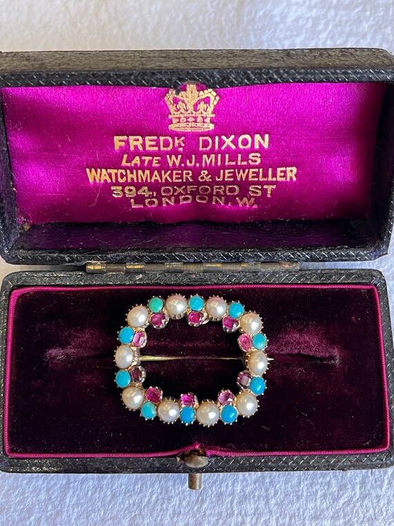 georgian collet set ruby - Gem