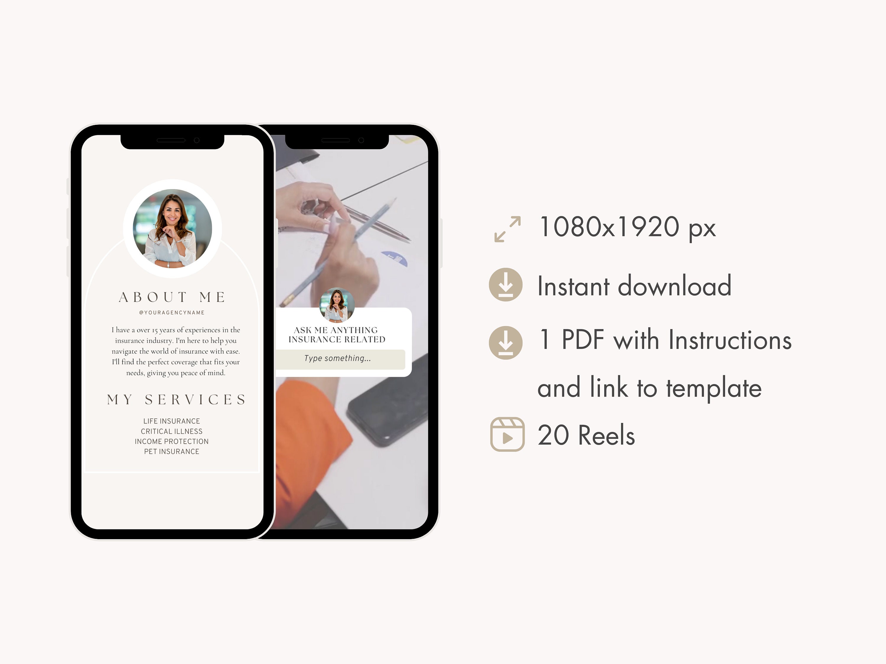 Insurance Agent Instagram Reels, Insurance Marketing Templates ...