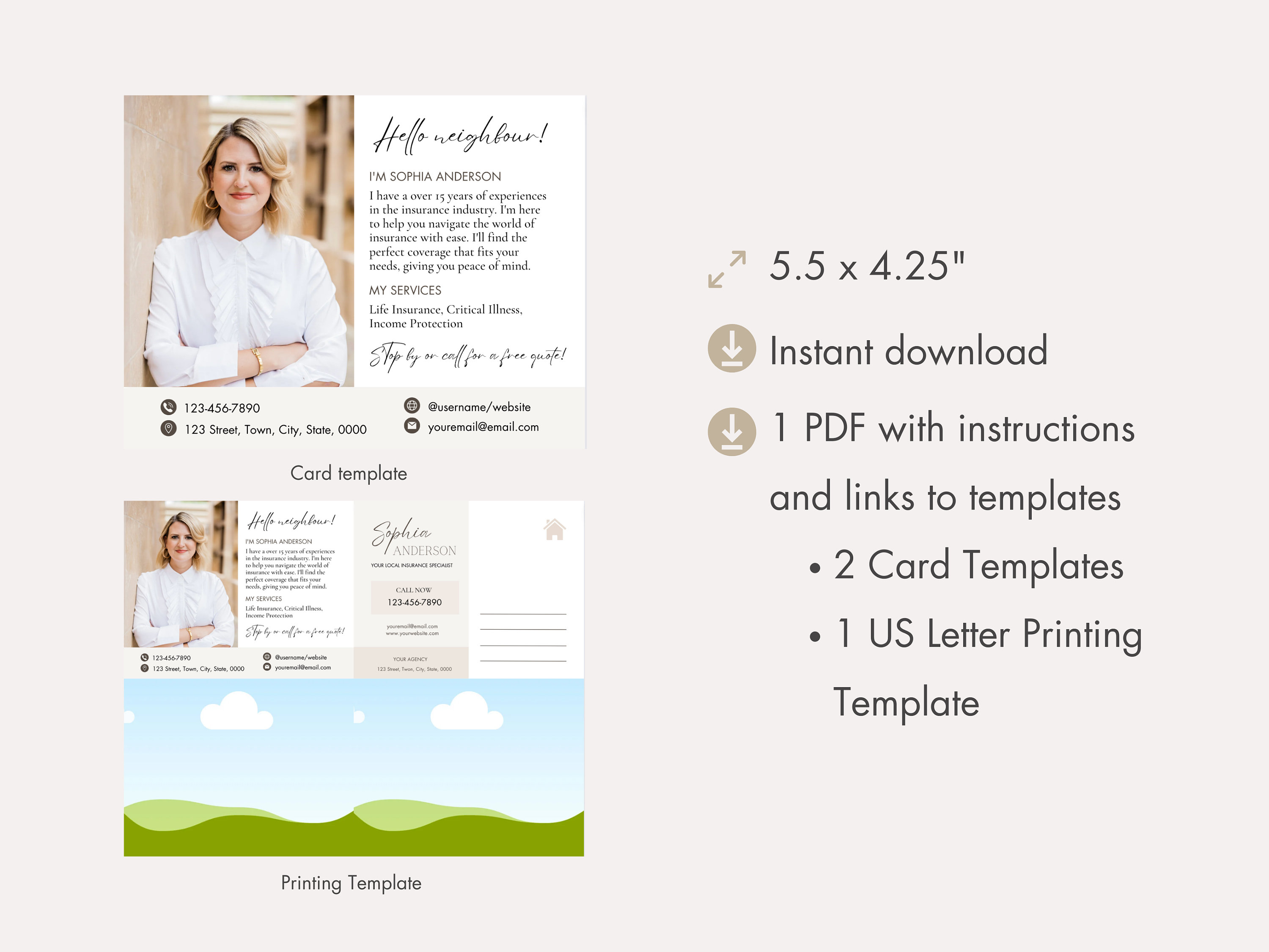 Insurance Marketing Postcards