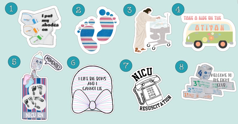 FIVE Sticker Bundle - Etsy