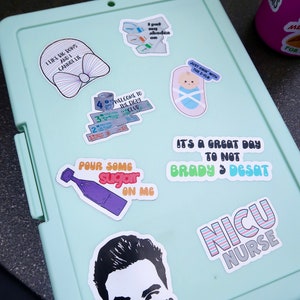 NICU Sticker "just Goin' With the Z-flo" Baby Positioner - Etsy