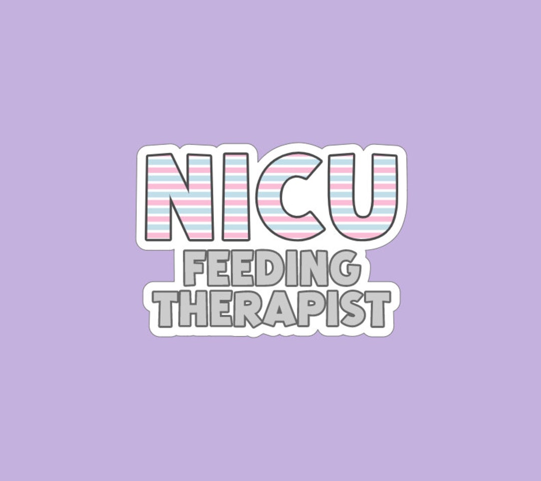 NICU Feeding Therapist Blanket Font Logo | NICU Sticker - Etsy