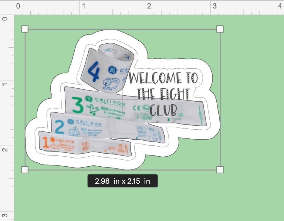 NICU Sticker "welcome to the Fight Club" Blood Pressure Cuffs - Etsy