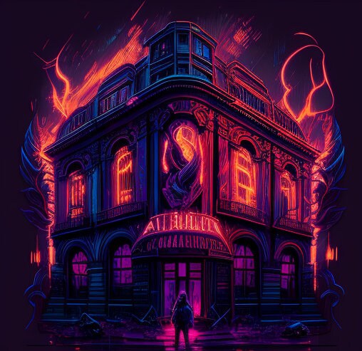 Cosmic Paintings Mixed With Digital Illustration and Cosmic Colors - Etsy