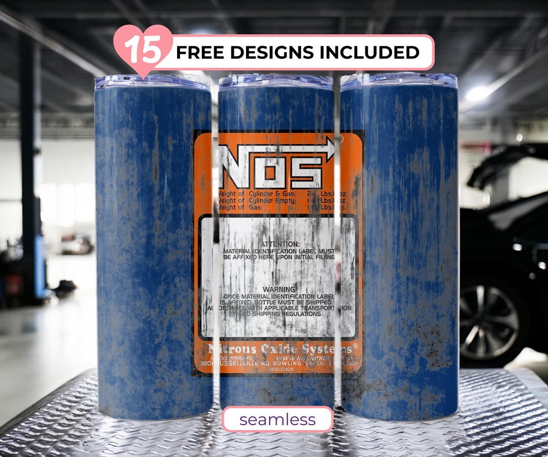 Dirty Nos Can 20oz Tumbler Wrap, Nitrous Nos Tumbler, Automotive Gift ...