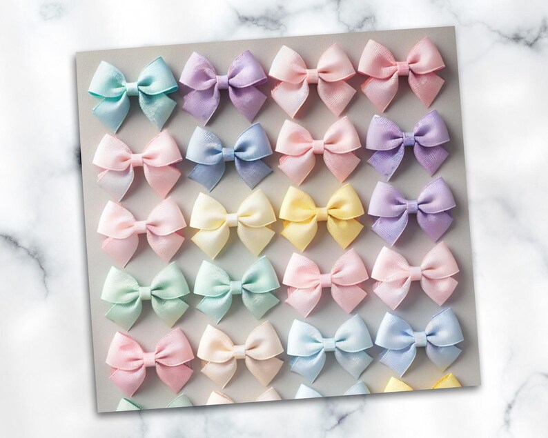 Ribbon Bow Pattern 20 Oz Skinny Tumbler Sublimation Design Digital ...