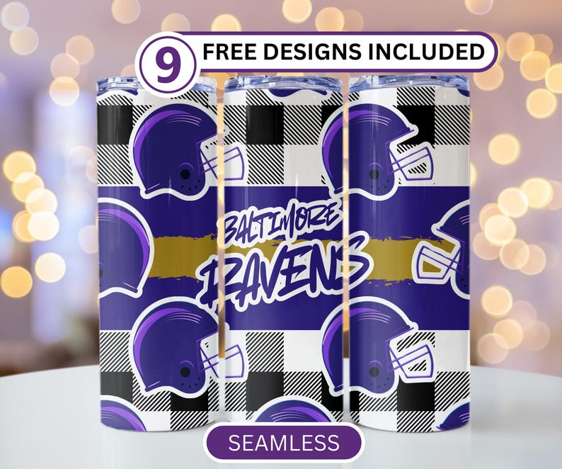 Raven 20oz Skinny Tumbler Wrap PNG, Sport 20oz Tumbler PNG, Mascot ...