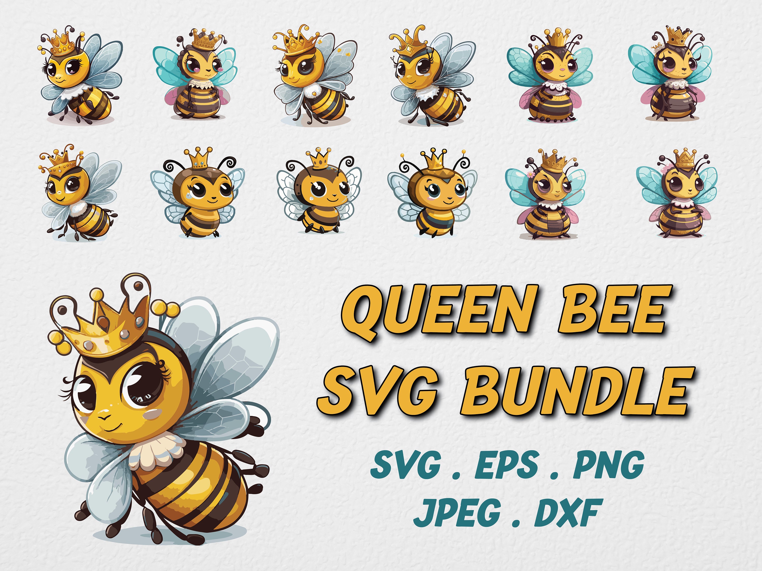 Cartoon Mean Queen Bee