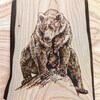 Rundle Mountain Elk: Pyrography Piece (basswood) - Etsy
