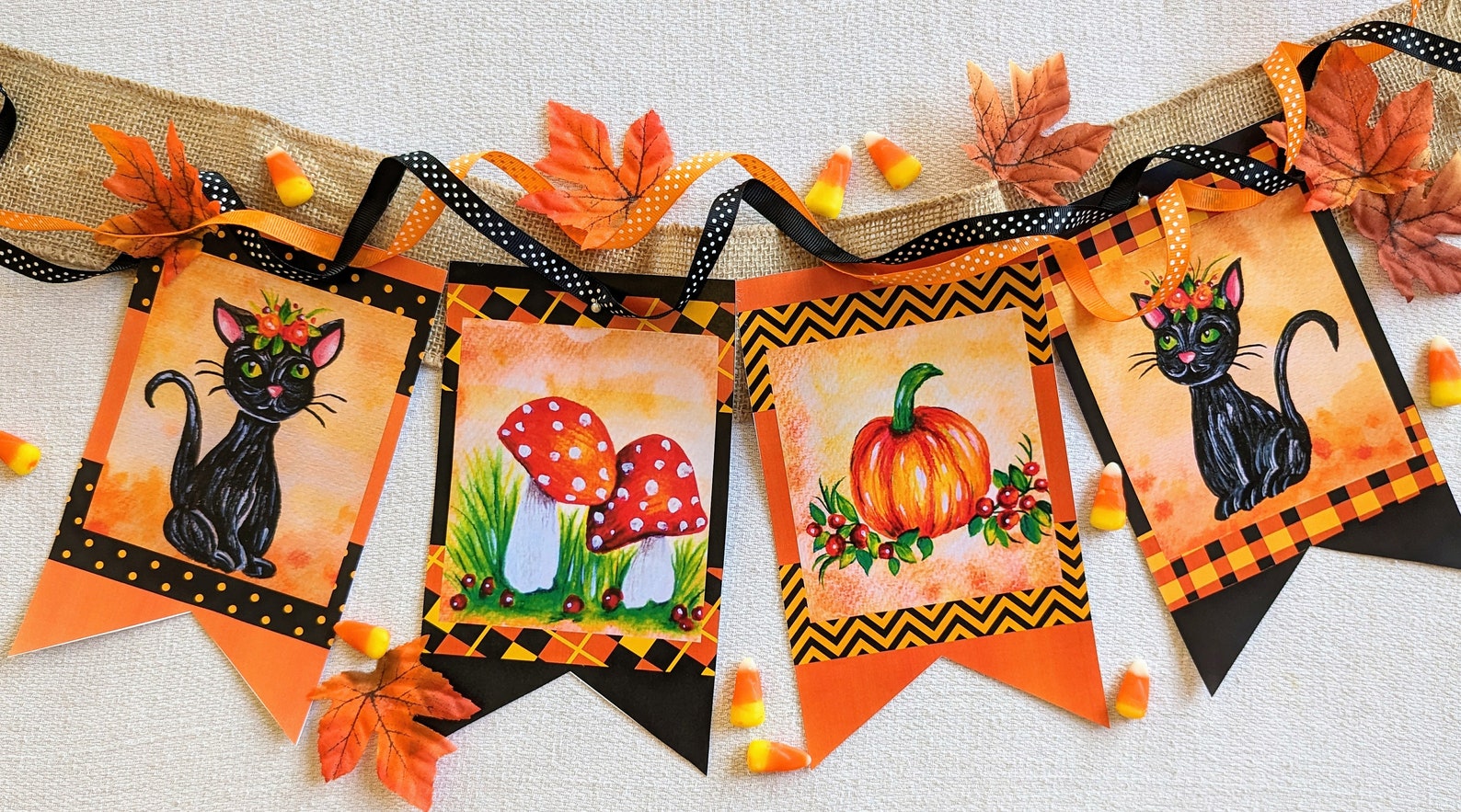 Printable Halloween Banner - Etsy