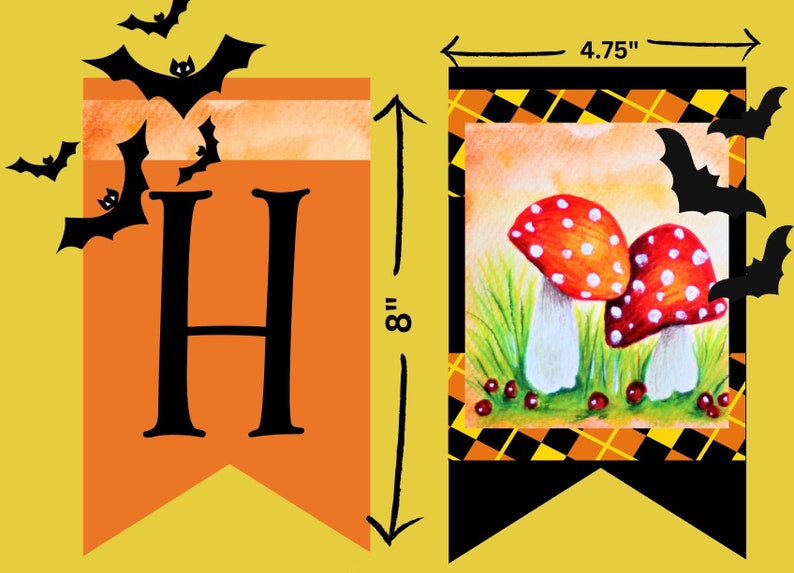Printable Halloween Banner - Etsy