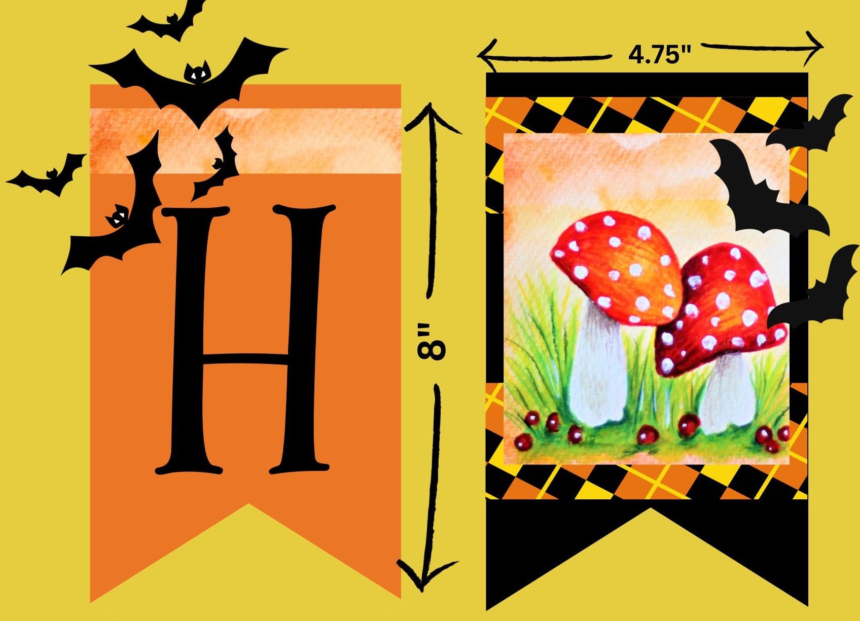 Printable Halloween Banner - Etsy