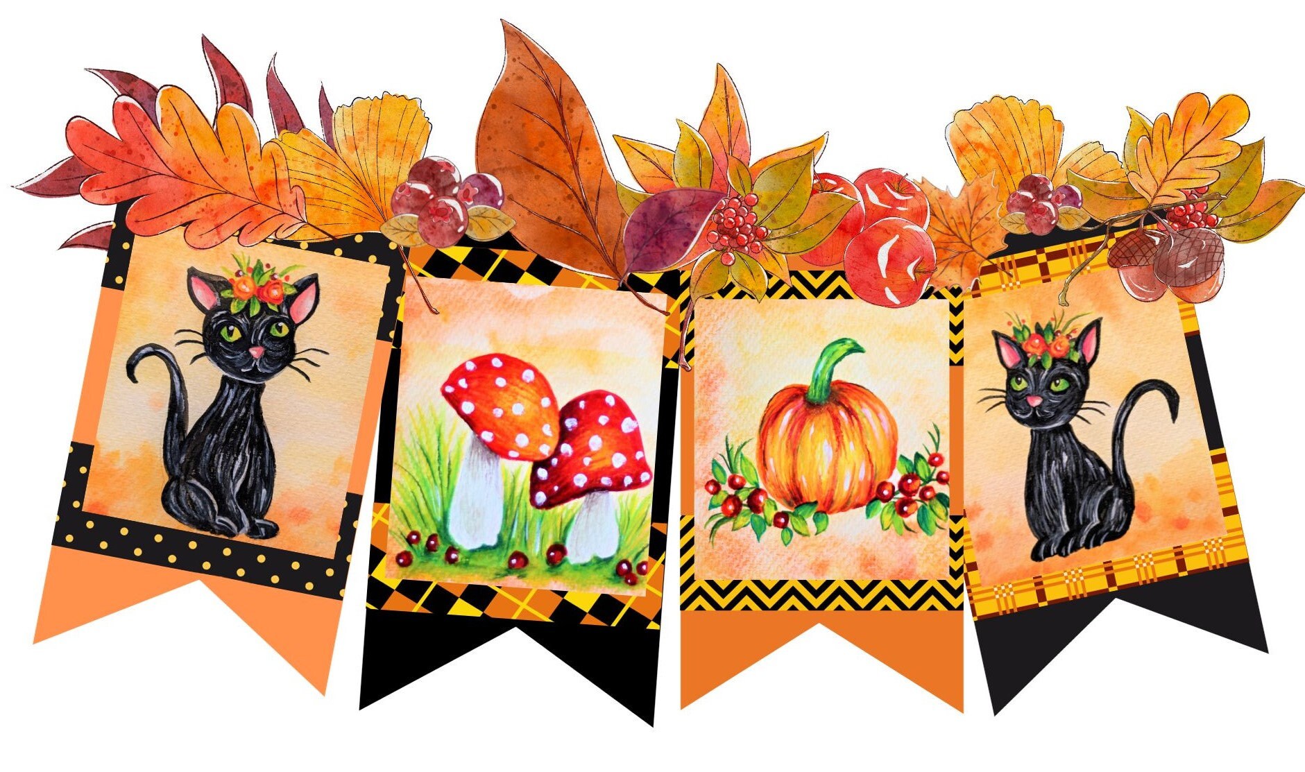 Printable Halloween Banner - Etsy