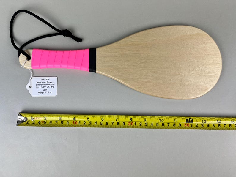 Baltic Birch Jokari Style Paddle: Pink Sport Grip - Etsy
