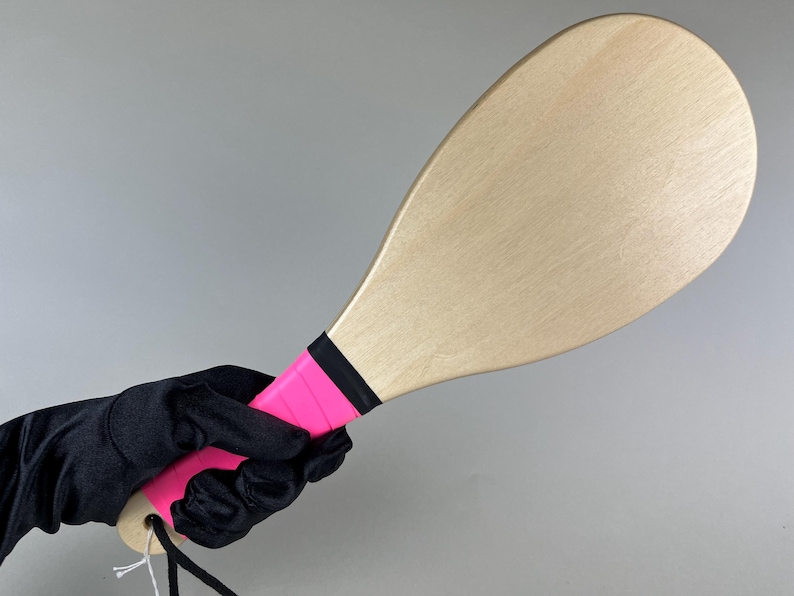 Baltic Birch Jokari Style Paddle: Pink Sport Grip - Etsy