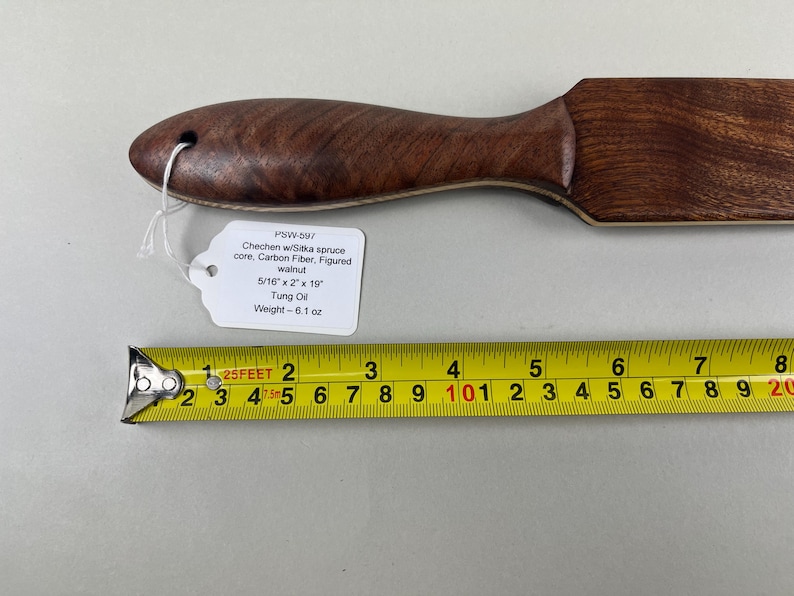 Long Narrow "spanking" Ruler Made With Chechen and Sitka Spruce ...