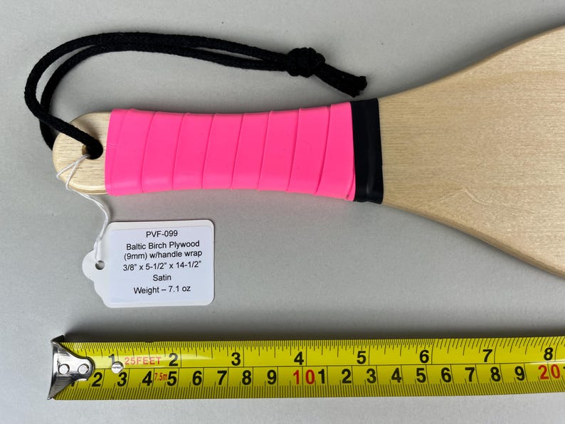Baltic Birch Jokari Style Paddle: Pink Sport Grip - Etsy