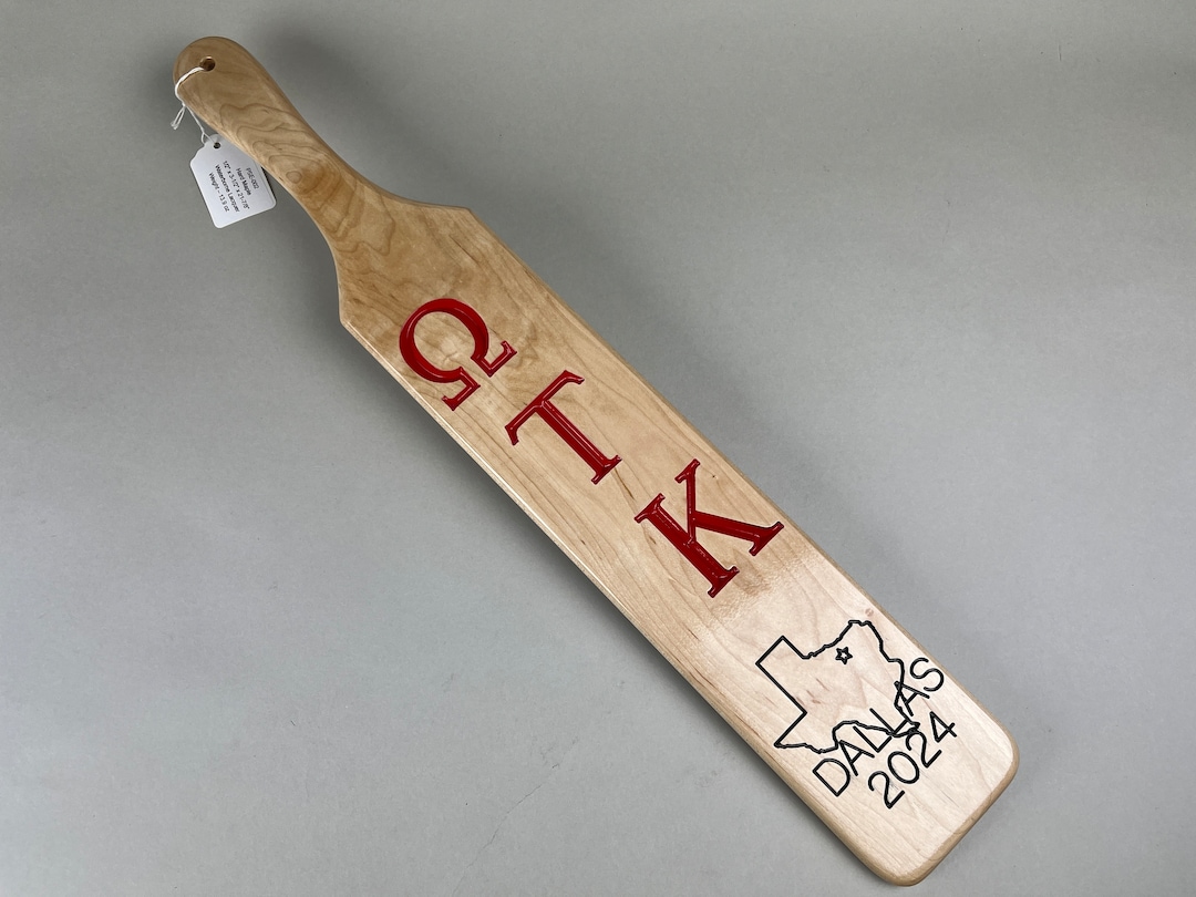 Fraternity Style Spanking Paddle, OTK Frat Paddle, Principal's Paddle ...