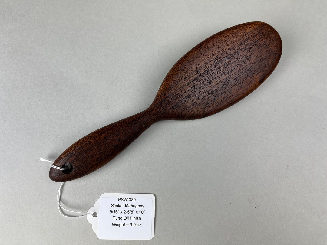 Hairbrush Style Spanking Paddle Vintage Profile Hairbrush Paddle