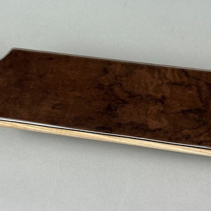Spanking Paddle Principal's Paddle, Figured Walnut Veneer With Black ...