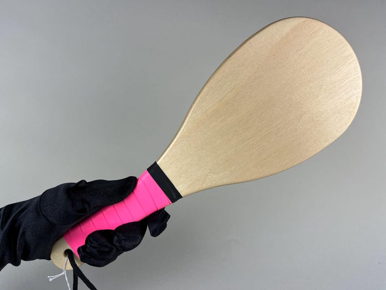 Baltic Birch Jokari Style Paddle: Pink Sport Grip - Etsy
