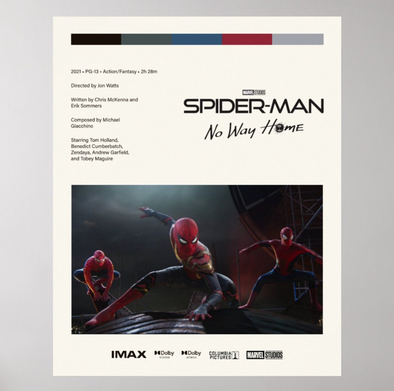 Marvel Studios Spider-man: No Way Home 2021 Sony MCU Custom High ...