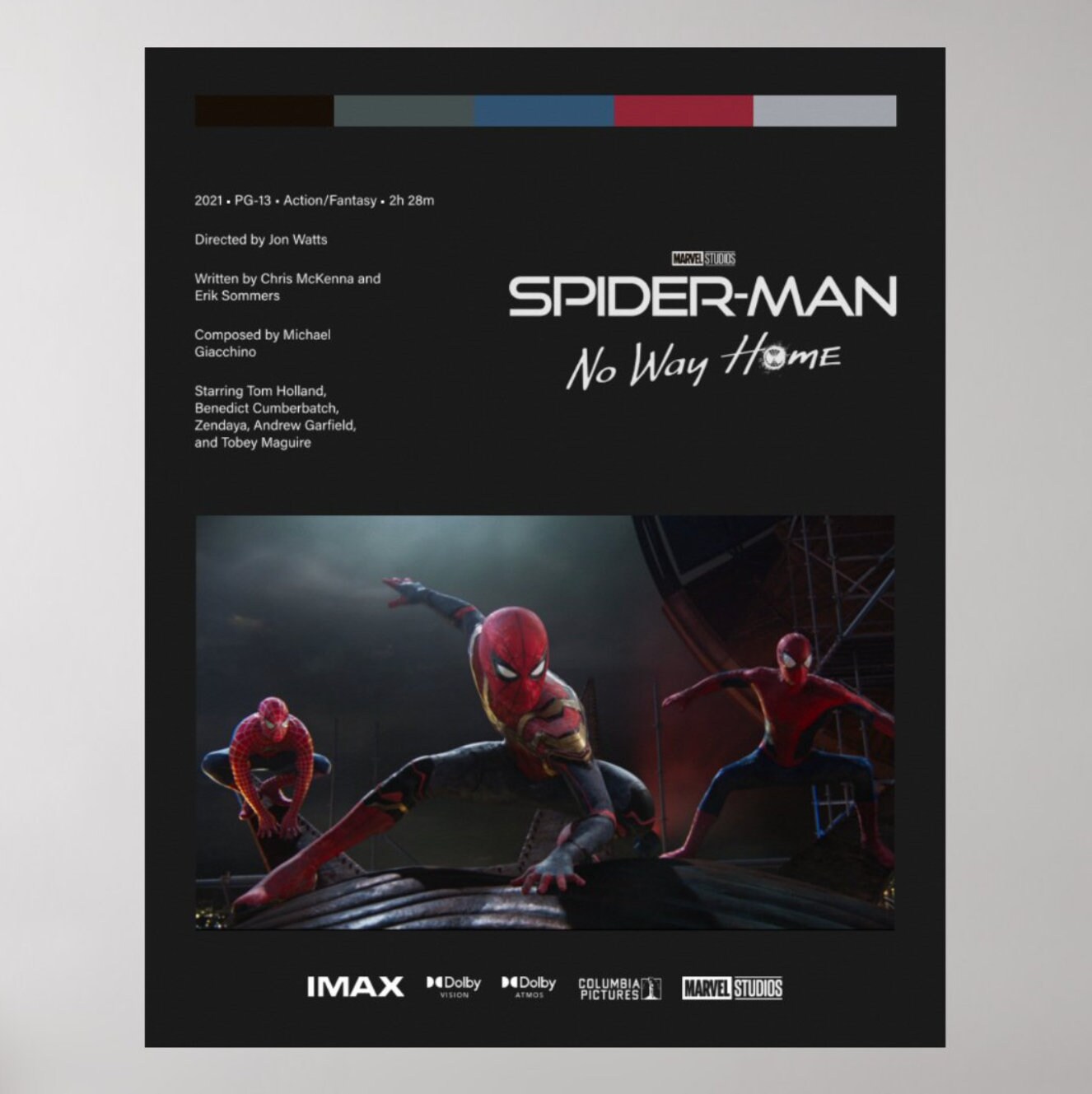 Marvel Studios Spider-man: No Way Home 2021 Sony MCU Custom High ...