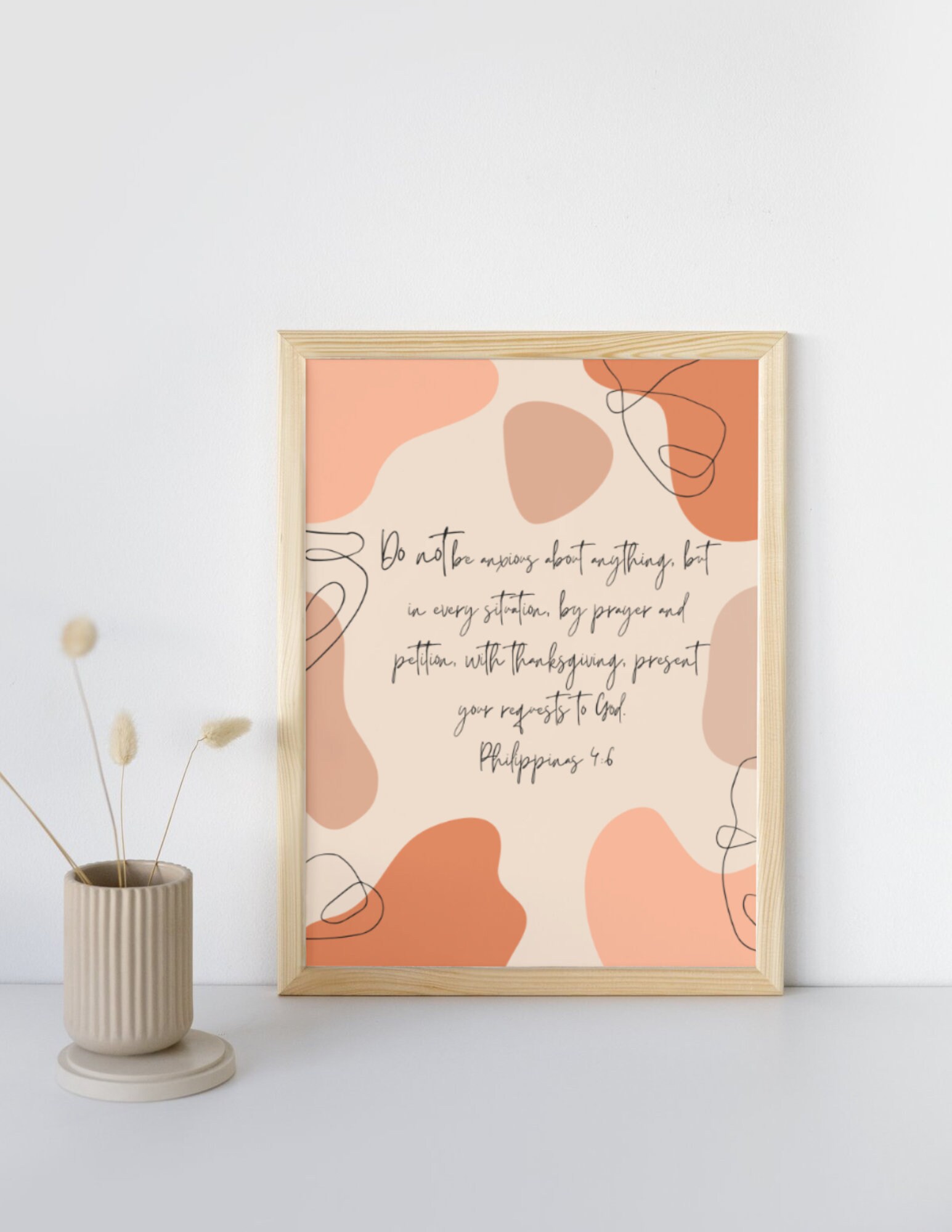 Five Boho Scripture Digital Dowload Wall Art - Etsy UK