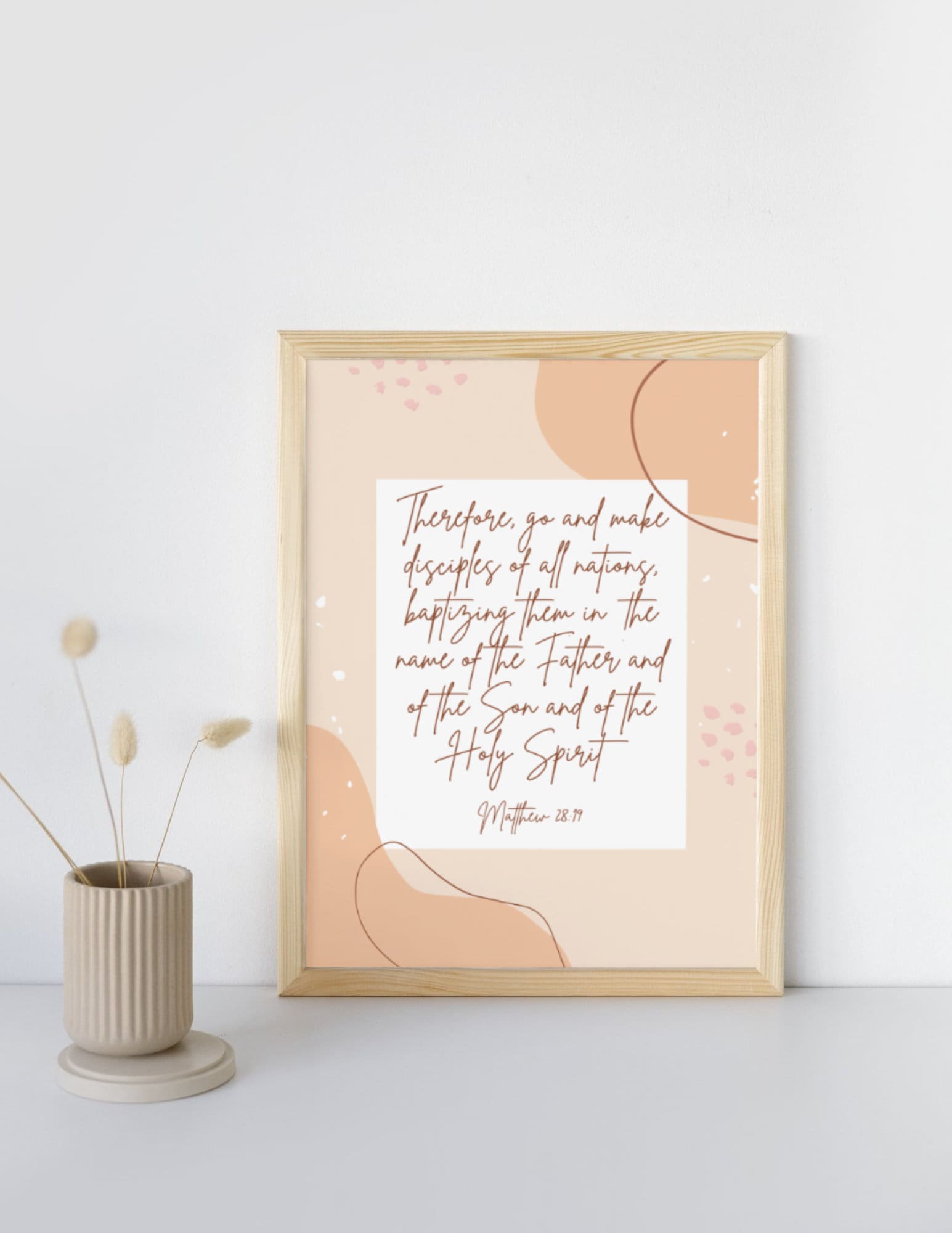Five Boho Scripture Digital Dowload Wall Art - Etsy UK