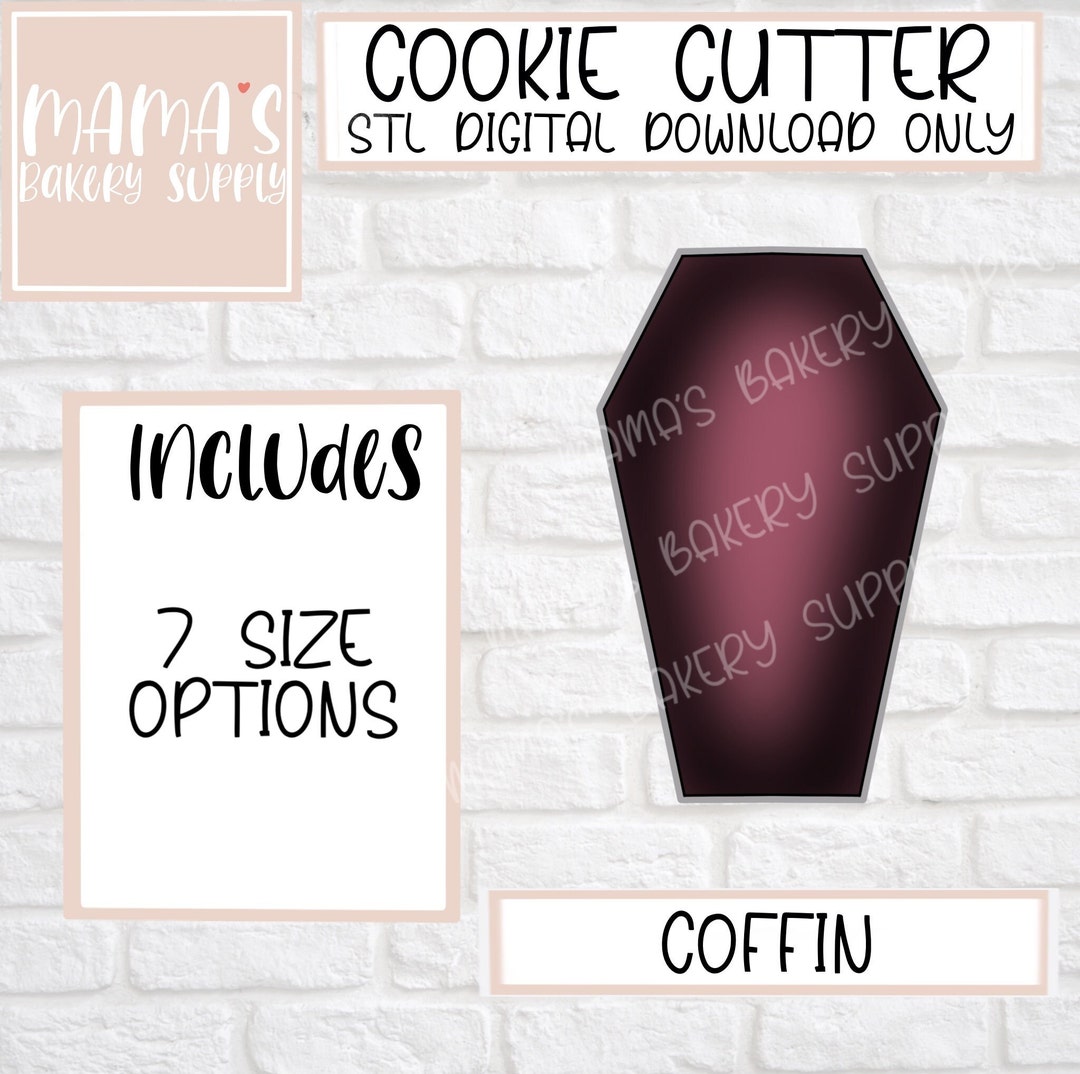 Coffin Cookie Cutter STL File Digital Download - Etsy