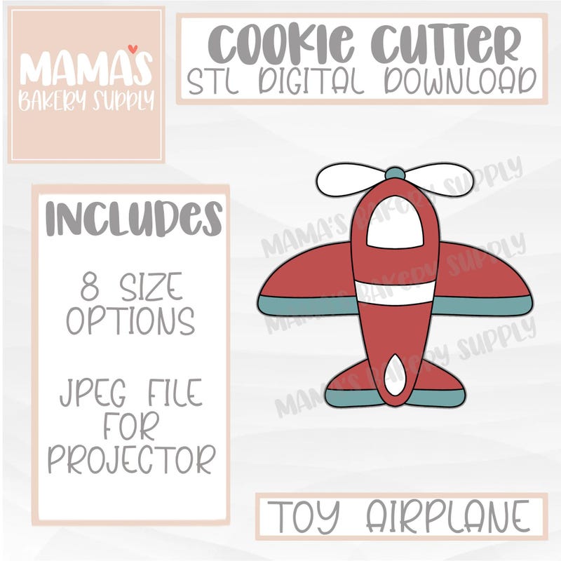 Airplane Cookie - Etsy