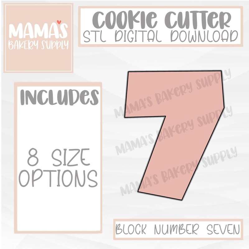 7 Cookie Cutter - Etsy