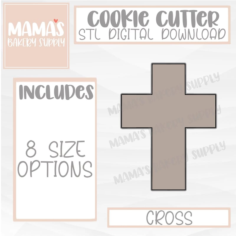 Cookie Cutter Cross Stl - Etsy