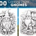 100 Gnomes Coloring Pages Cute Printable Coloring Book Coloring Pages ...