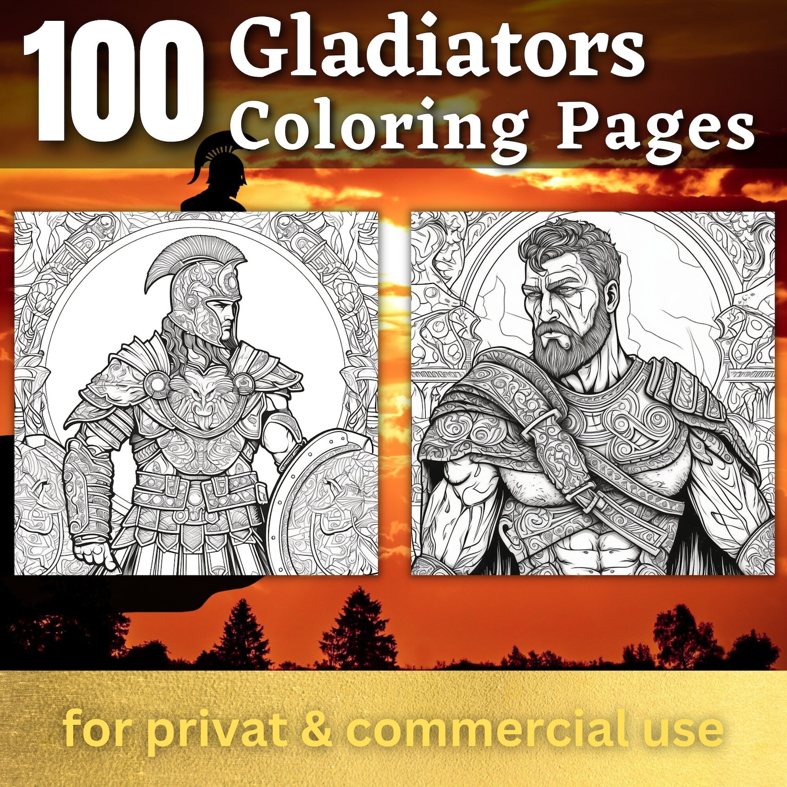 100 Gladiator Coloring Pages Printable Coloring Book Coloring Pages for ...