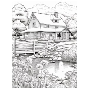 50 Beautiful Houses Coloring Pages Cute | Printable Coloring Book ...