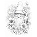 100 Gnomes Coloring Pages Cute Printable Coloring Book Coloring Pages ...