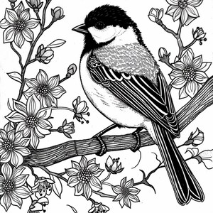 50 Birds Coloring Pages No. 2 | Printable Coloring Book | Coloring ...
