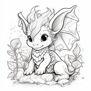 100 Fantasy Animals Coloring Pages | Printable Coloring Book | Coloring ...