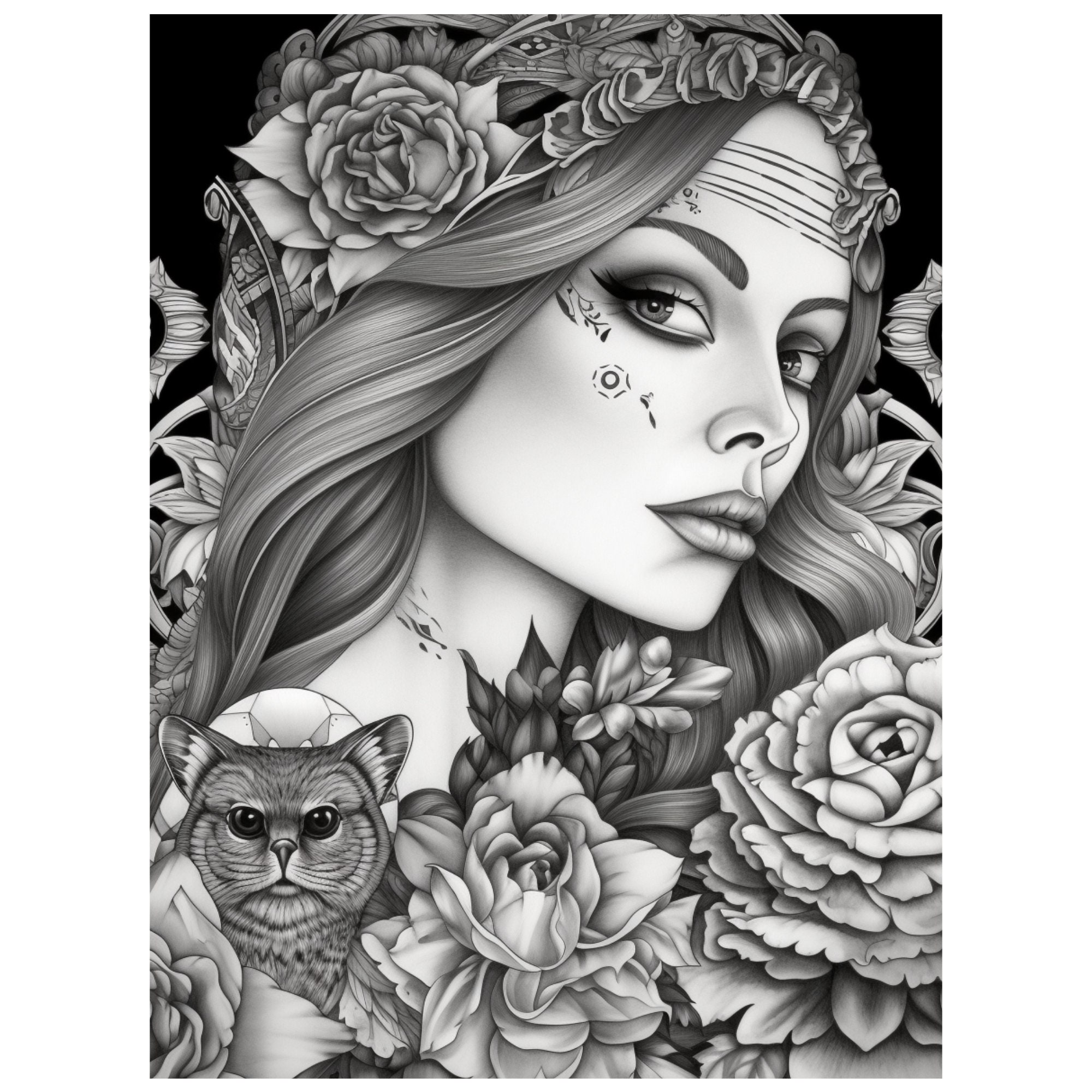 40 Tattoo Coloring Pages Printable Coloring Book Tattoos - Etsy Australia
