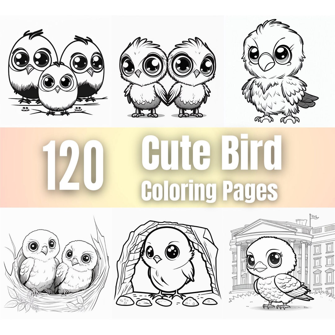 120 Cute Bird Coloring Pages | Printable Coloring Book | Coloring Pages ...