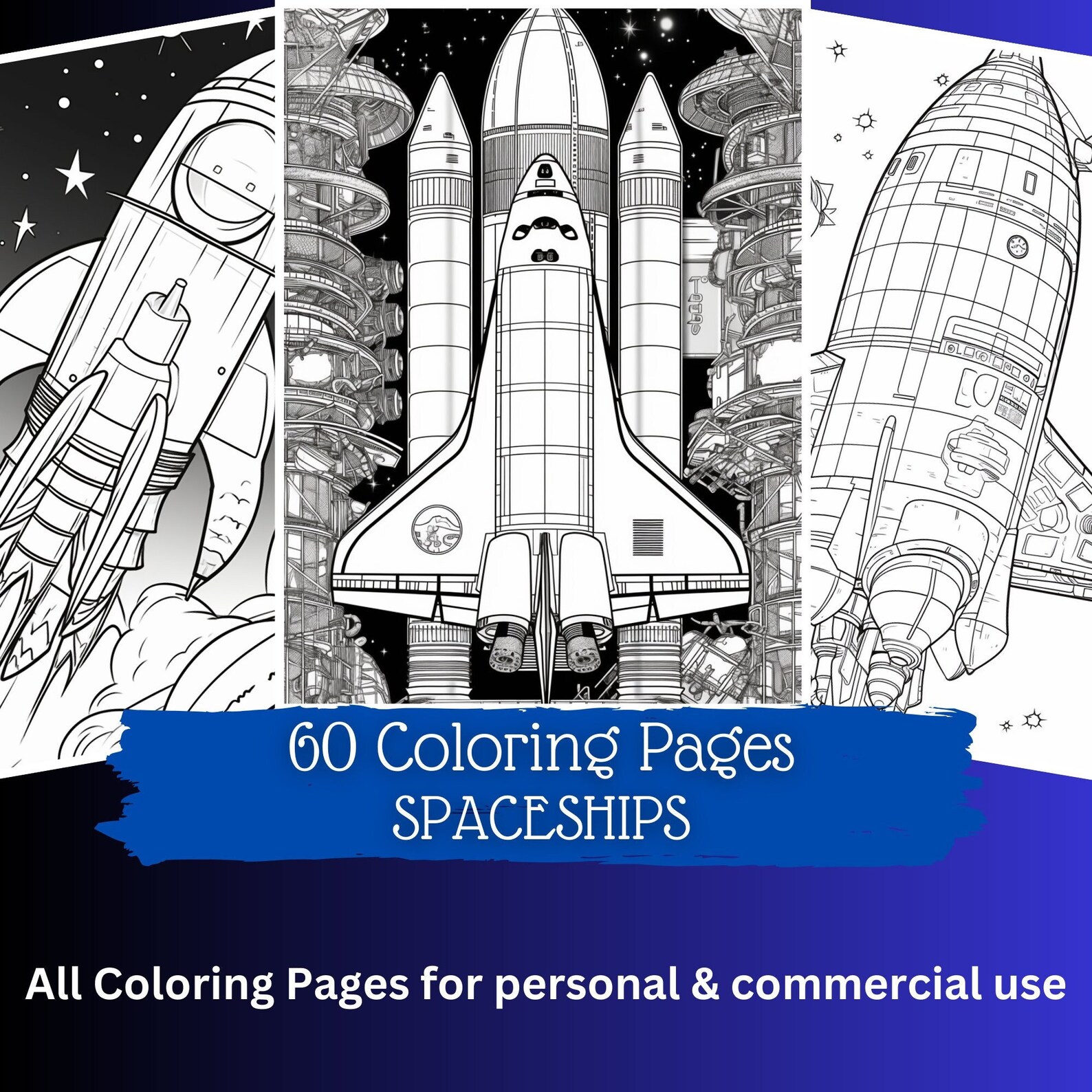 60 Spaceship Coloring Pages Printable Coloring Book Coloring Pages for ...