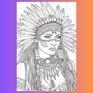 78 Native American Woman Coloring Pages | Printable Coloring Book ...
